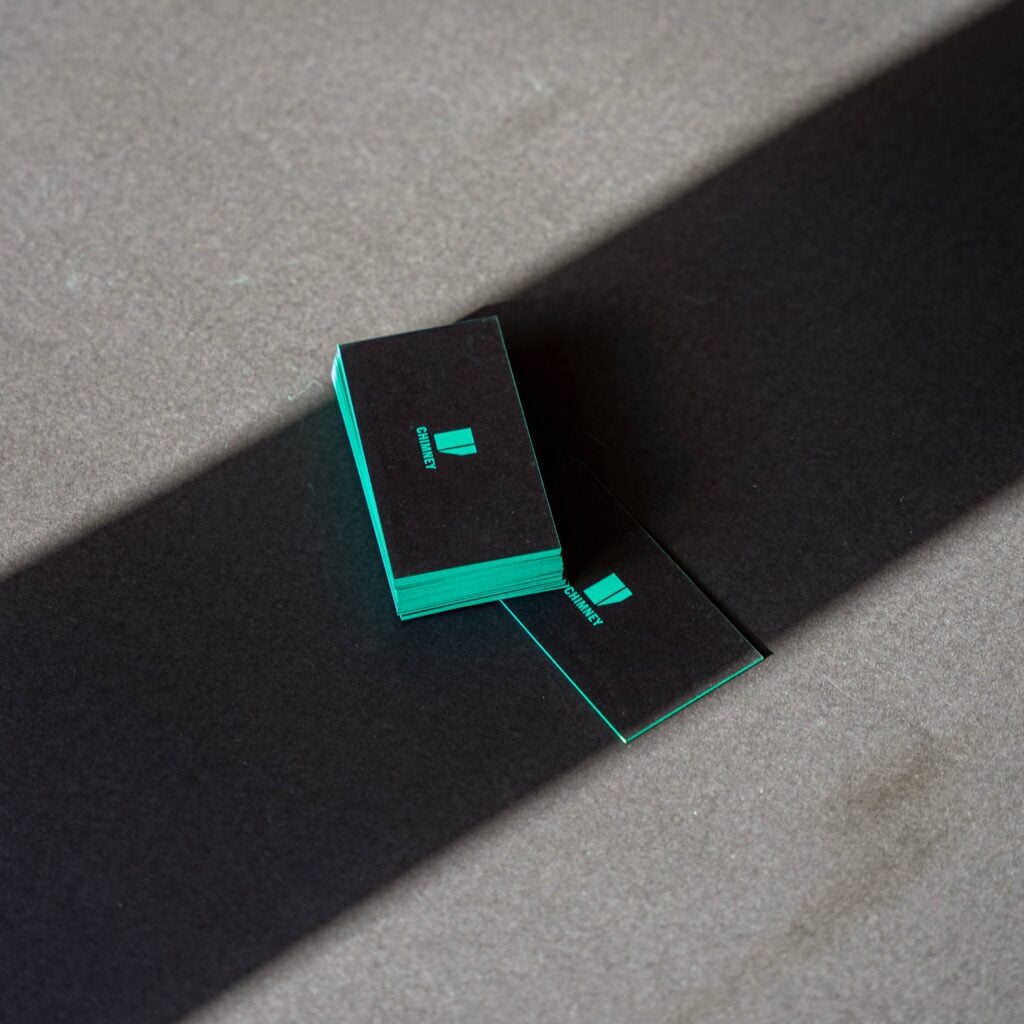 Screen Printed Business Cards - Business Card Studio